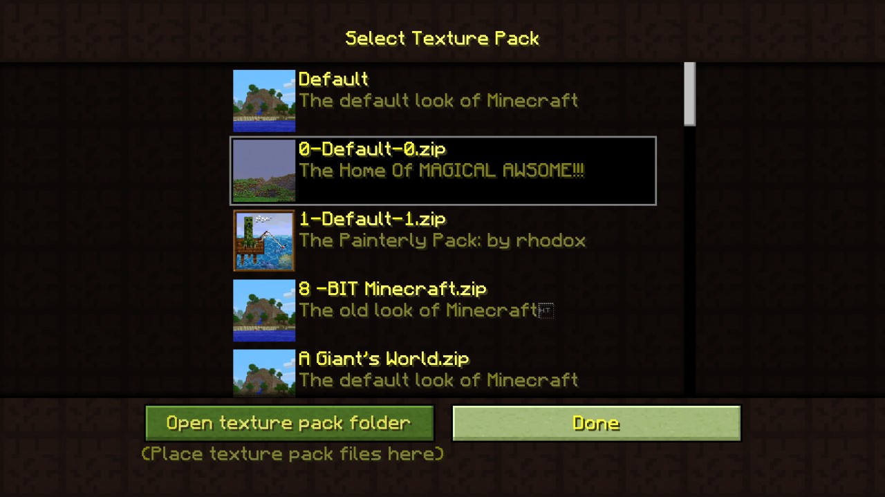 Whatever you want it to be called Minecraft Texture Pack