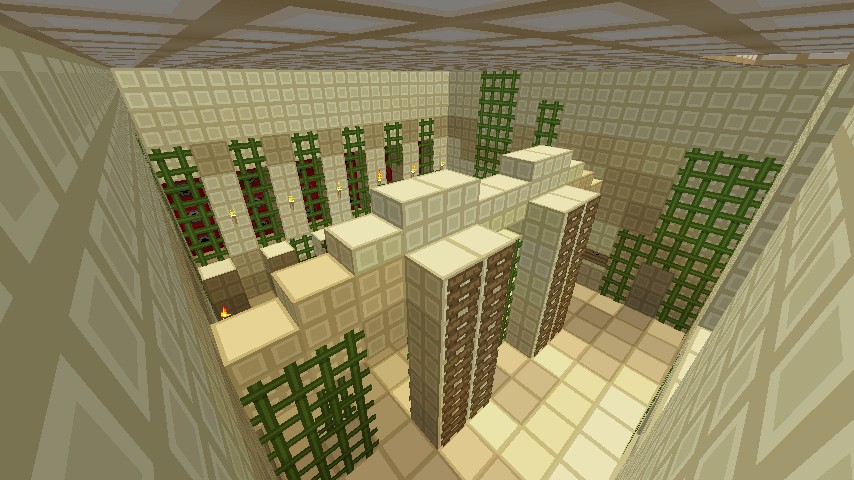 Temple Mob Arena Minecraft Map
