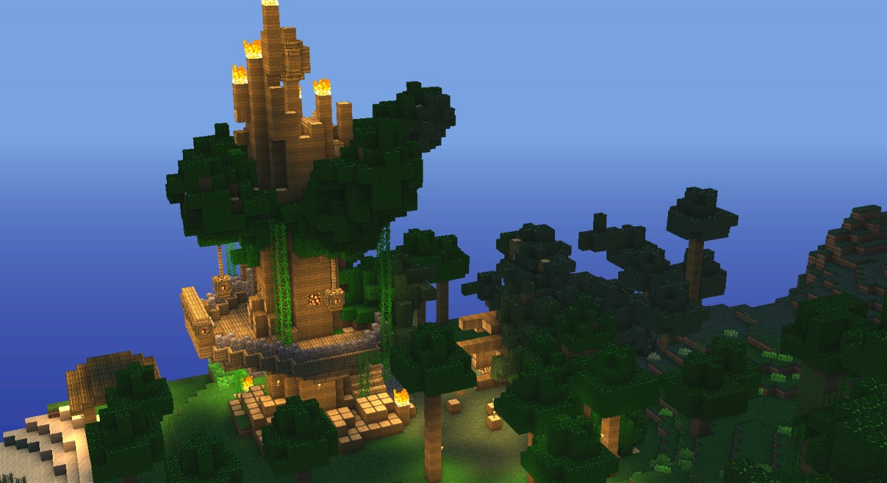 Tree fort Minecraft Map