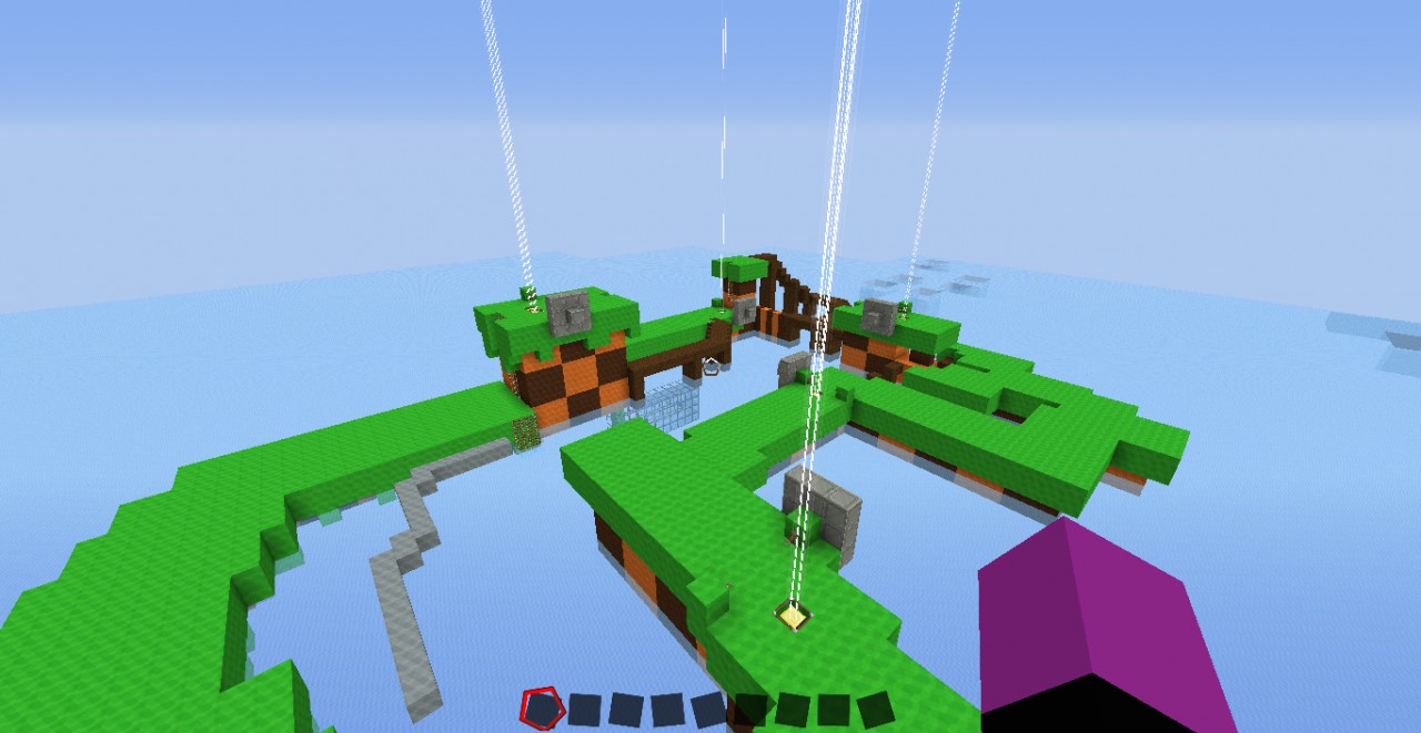 sonic the hedgehog zone 1 (grren hill) Minecraft Map