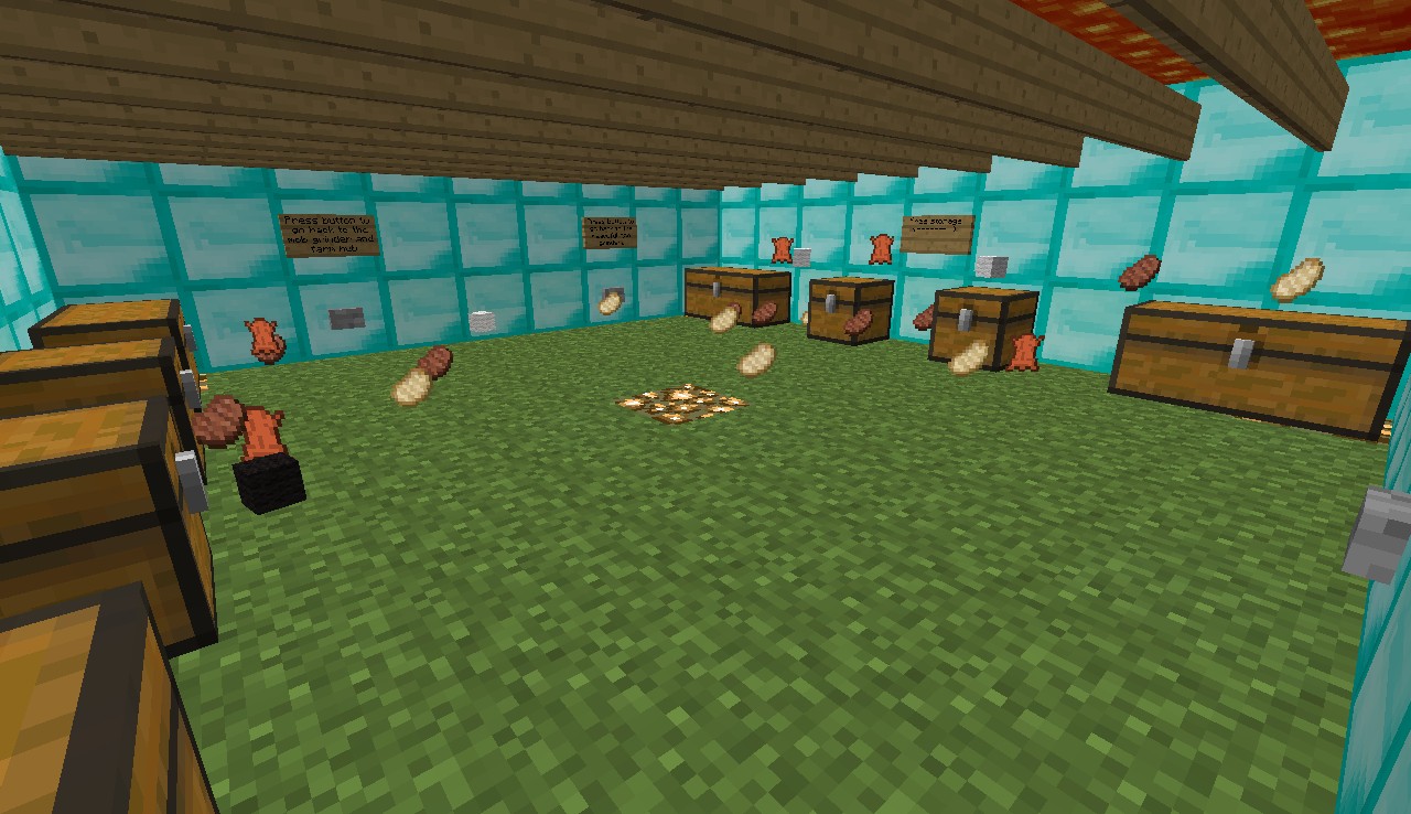 Super Efficient, Multi-Mob Grinder + Farm Complex Minecraft Map