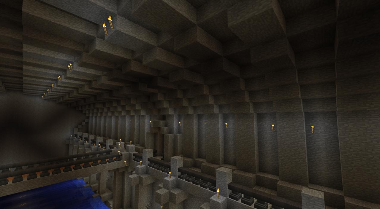underground complex of the old ruined temple Minecraft Map