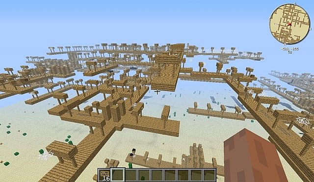 FLOATING DESERT WORLD! (floating series) Minecraft Map