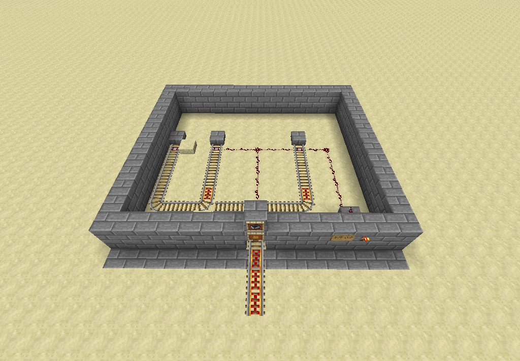 Minecart Storage System! For Creative Siggen! Minecraft Map