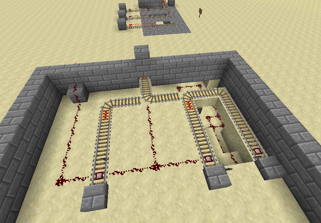 Minecart Storage System! For Creative Siggen! Minecraft Map