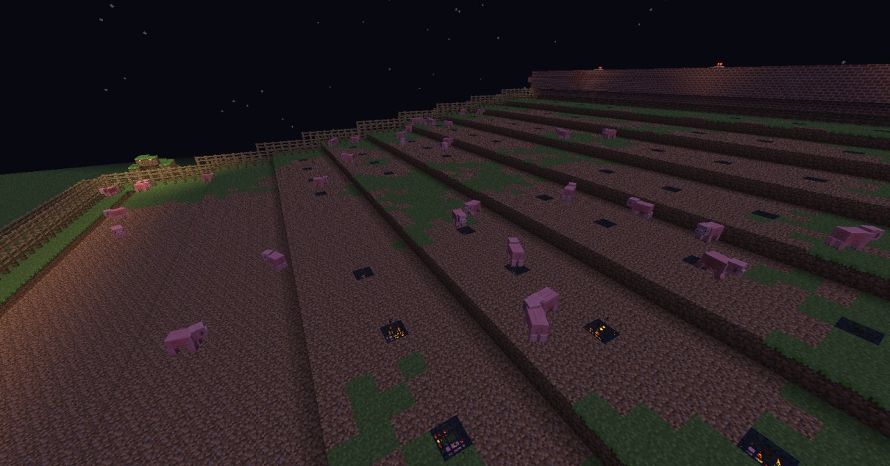 Cooked Pork Pig Trap Minecraft Map