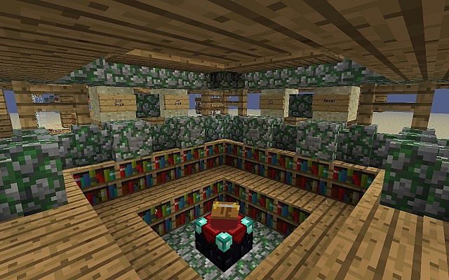 Sand Based Enchanting System Minecraft Map