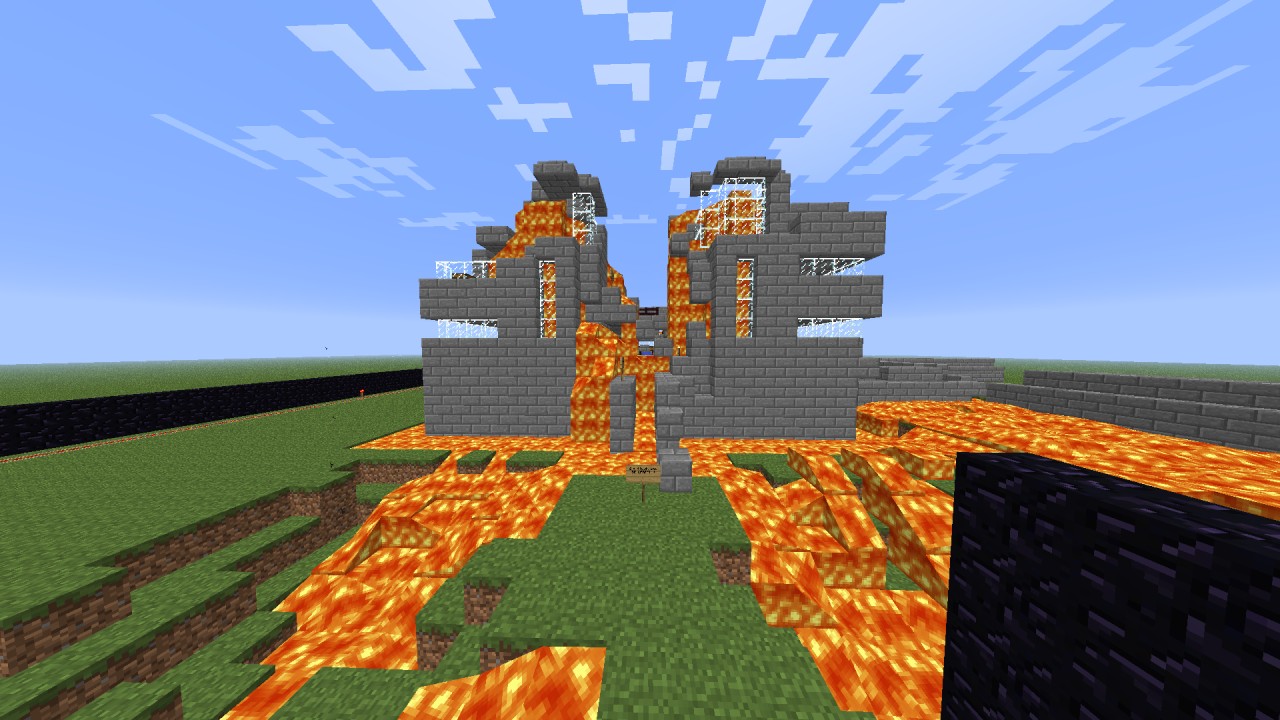 Destroyed castle Minecraft Map