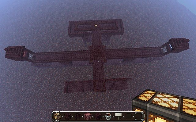 nether capture the flag map (in teh normal world) Minecraft Map