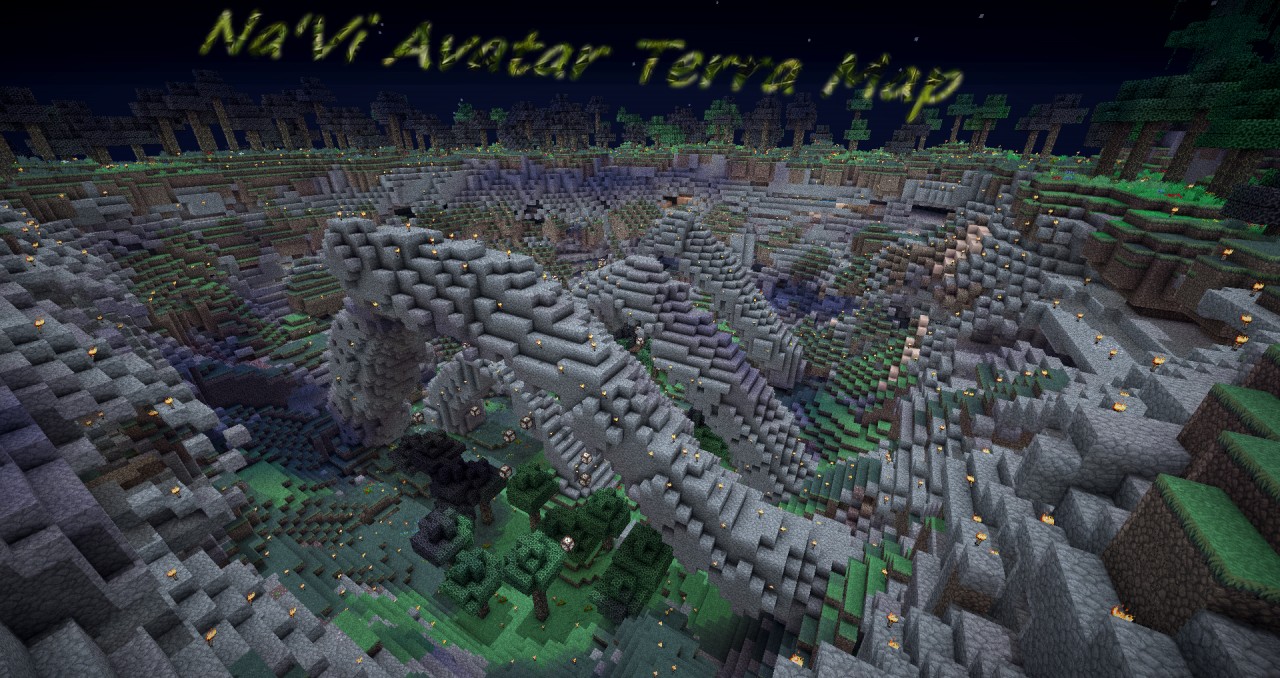 Na'Vi avatar terra map Minecraft Map