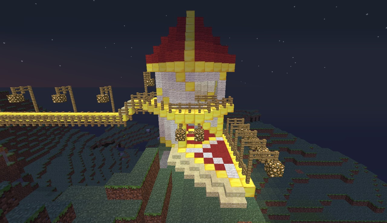 Elven tower & library Minecraft Map