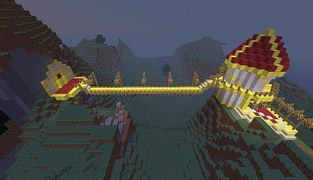 Elven tower & library Minecraft Map