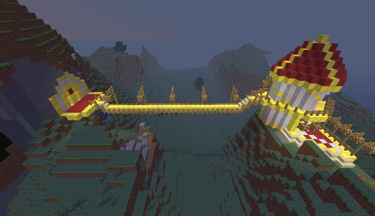 Elven tower & library Minecraft Map