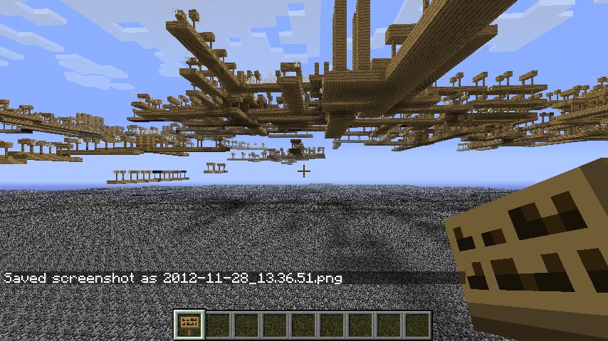 FLOATING BEDROCK WORLD (floating series) Minecraft Map