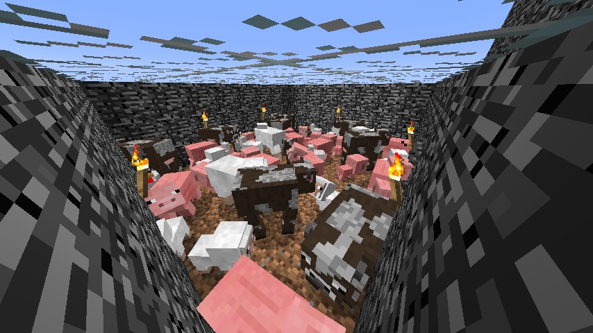 Survival in a Box Minecraft Map