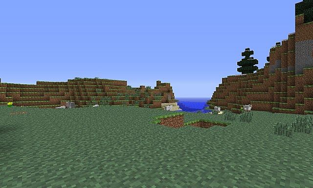 World with flat areas and lots of trees. Minecraft Map
