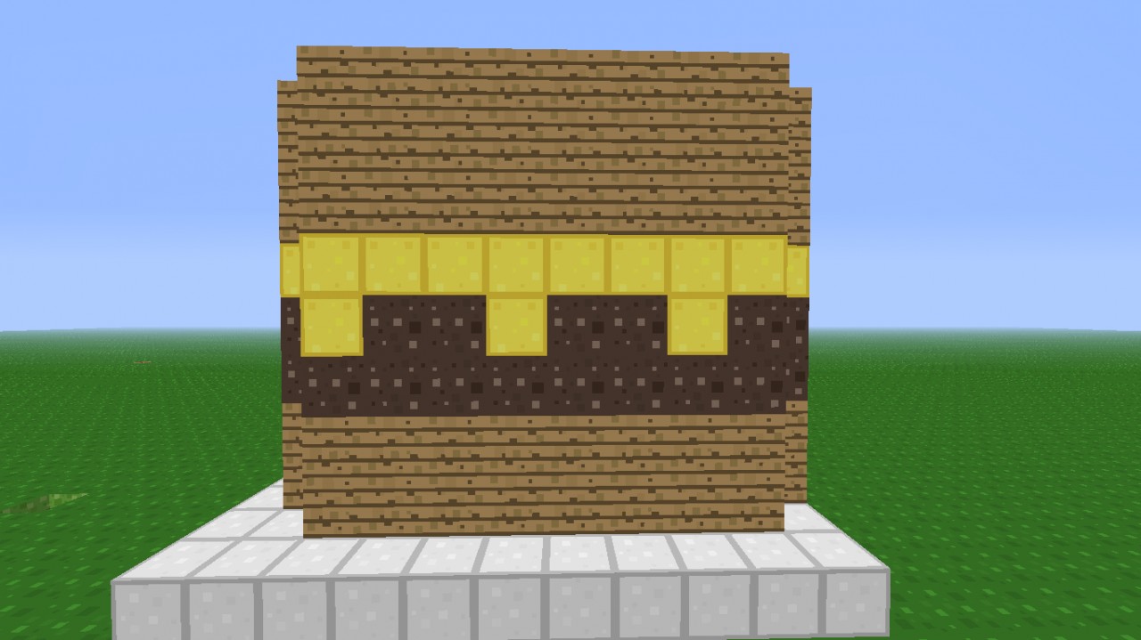 Giant Cheese Burger Minecraft Project