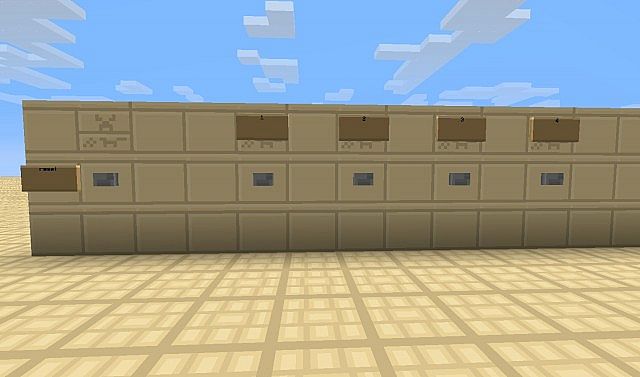 button combo door Minecraft Map