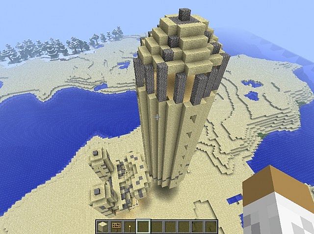 Gravity Sand Temple Minecraft Map
