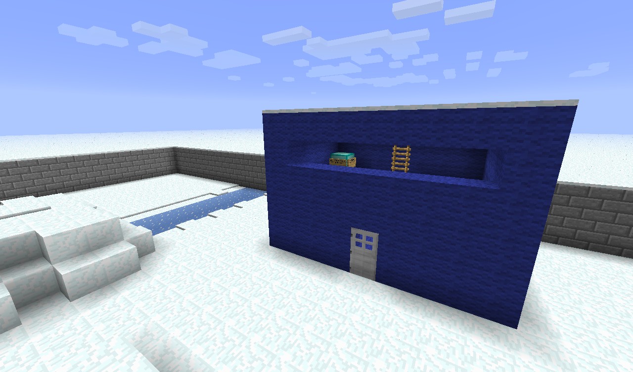 Snowball fight arena Minecraft Map