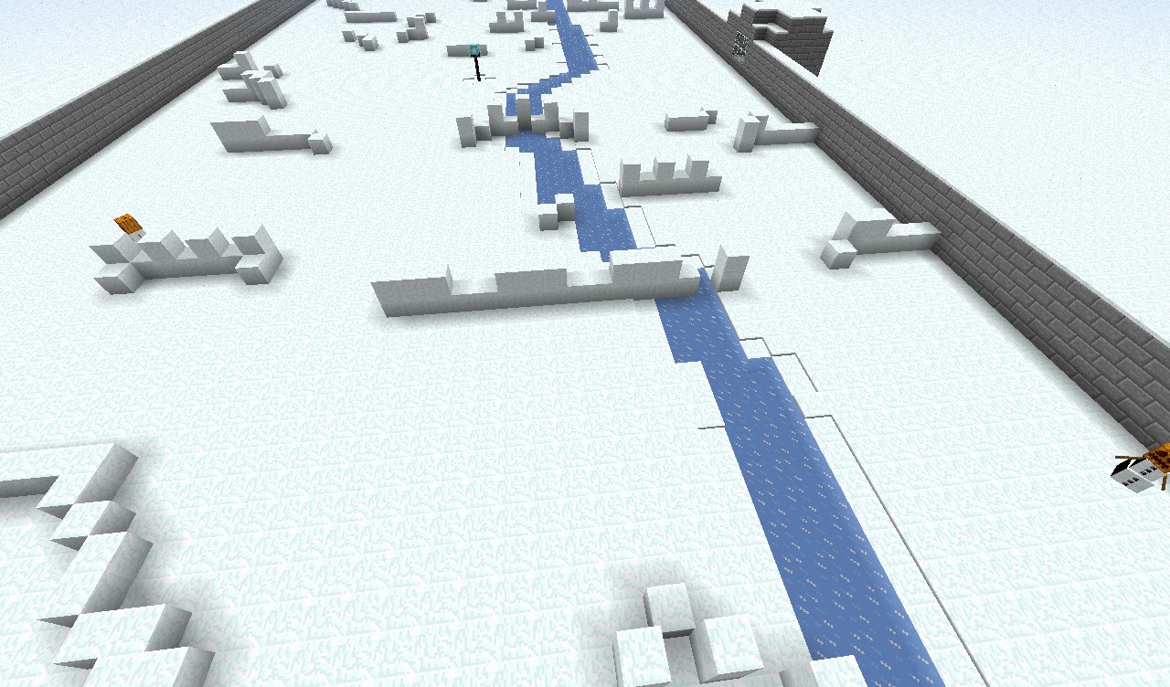Snowball fight arena Minecraft Map