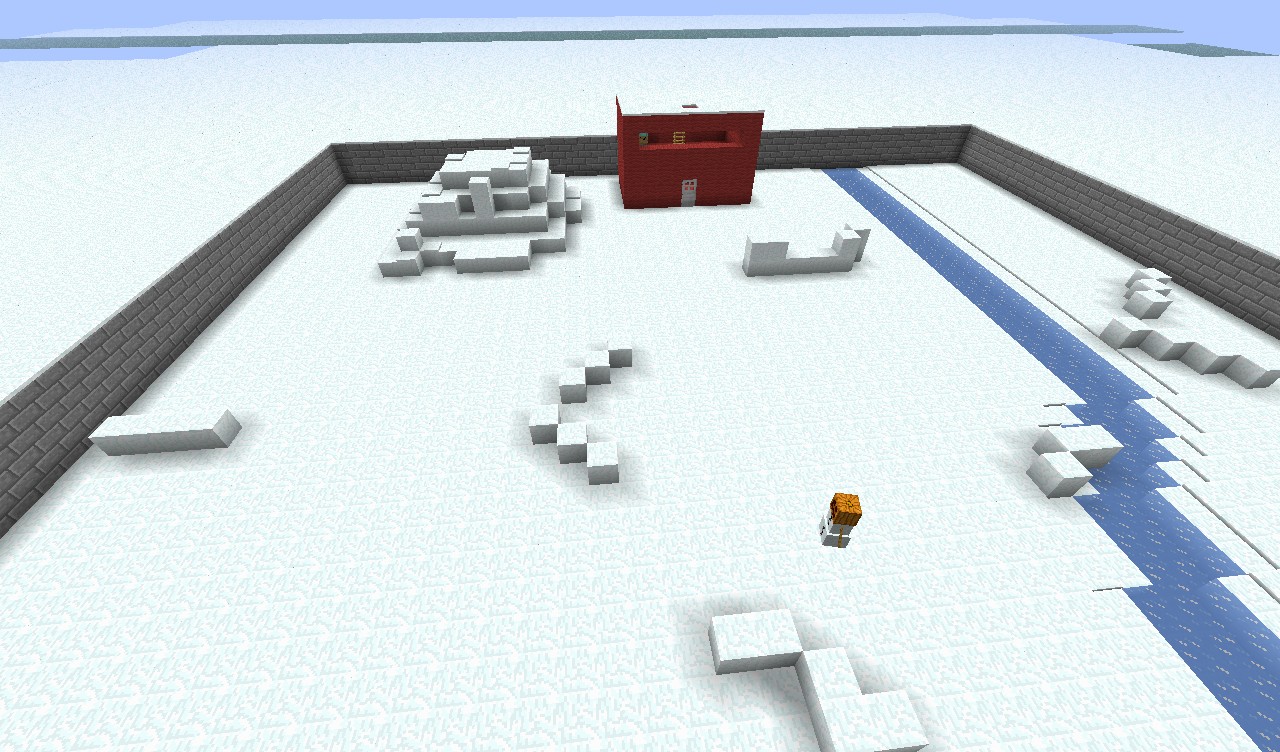 Snowball fight arena Minecraft Map