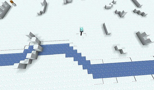 Snowball fight arena Minecraft Project