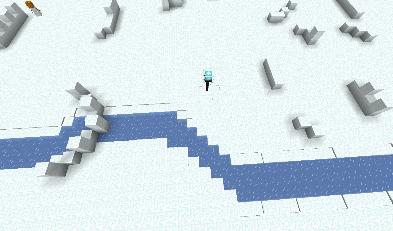 Snowball fight arena Minecraft Map