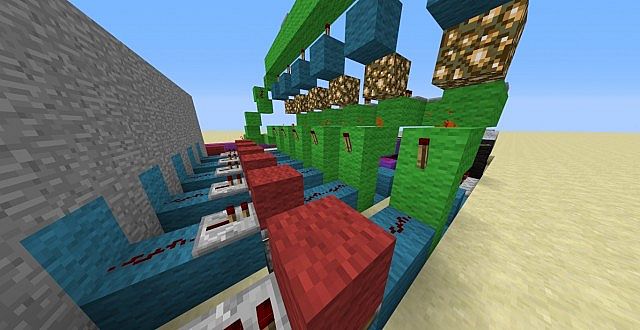 Minecart Storage System Minecraft Project