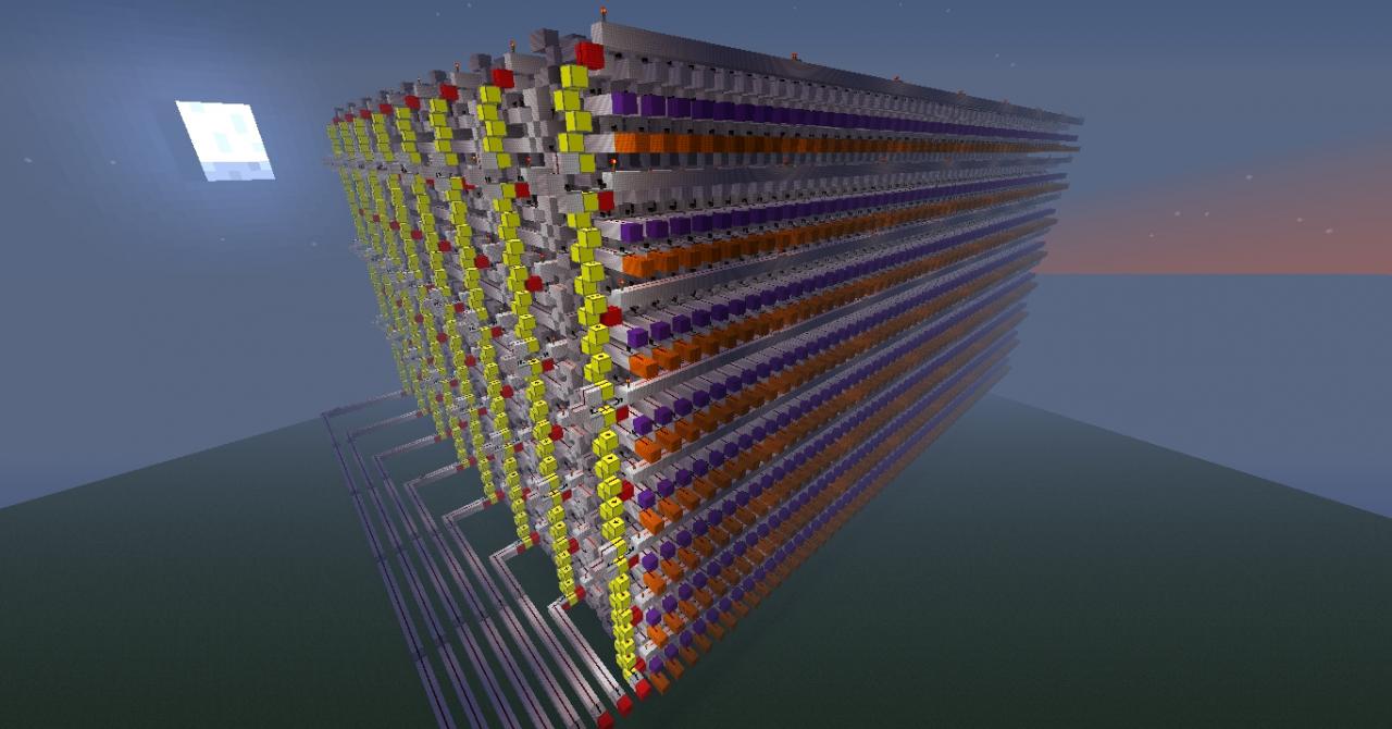 512 BYTE RAM (8 BIT) Minecraft Map
