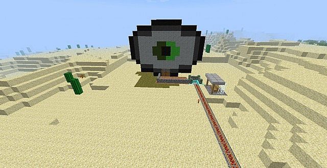 Music Shop and rollercoaster Minecraft Map