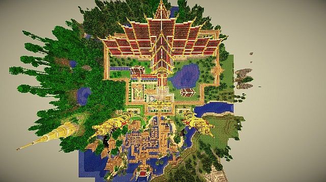 Ayothaya Temple Minecraft Map