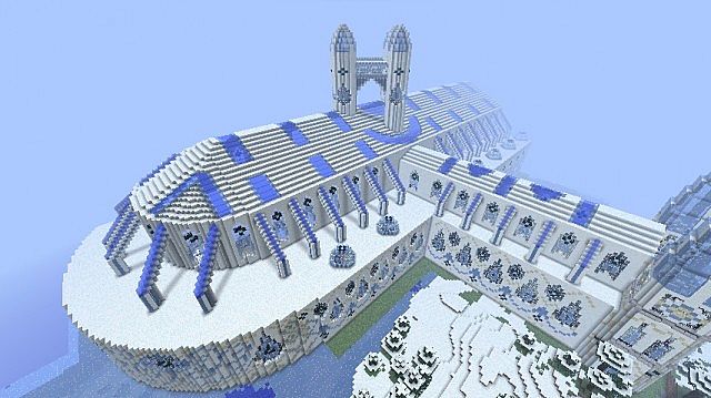 ice cathedral Minecraft Map