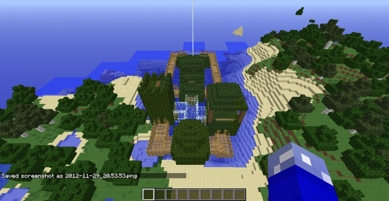 Tree Motel above sea Minecraft Map