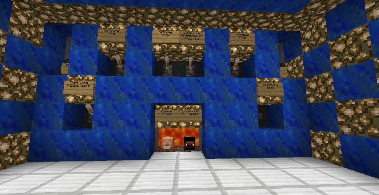 Tower control PVP Minecraft Map