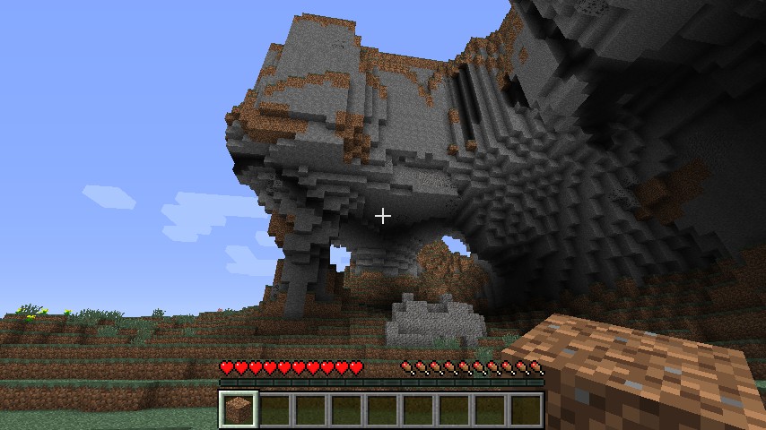 Natural Arch, Extreme Hills Minecraft Map