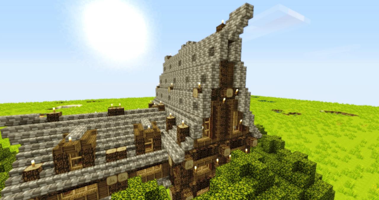Medieval Tri-level Home Minecraft Map