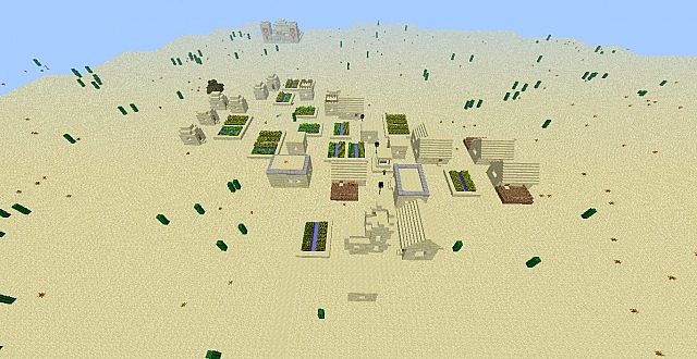 Sandy Desert Survival Minecraft Map