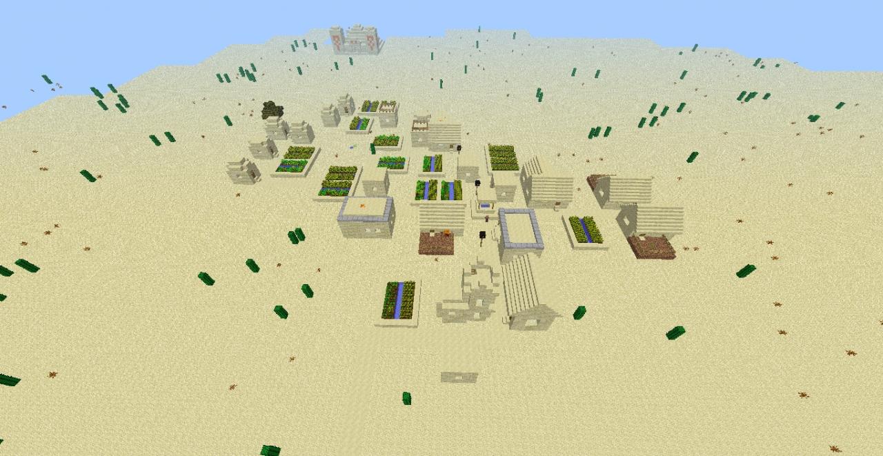 Sandy Desert Survival Minecraft Map