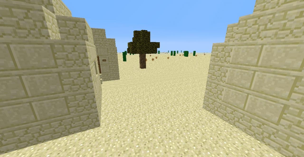 Sandy Desert Survival Minecraft Map