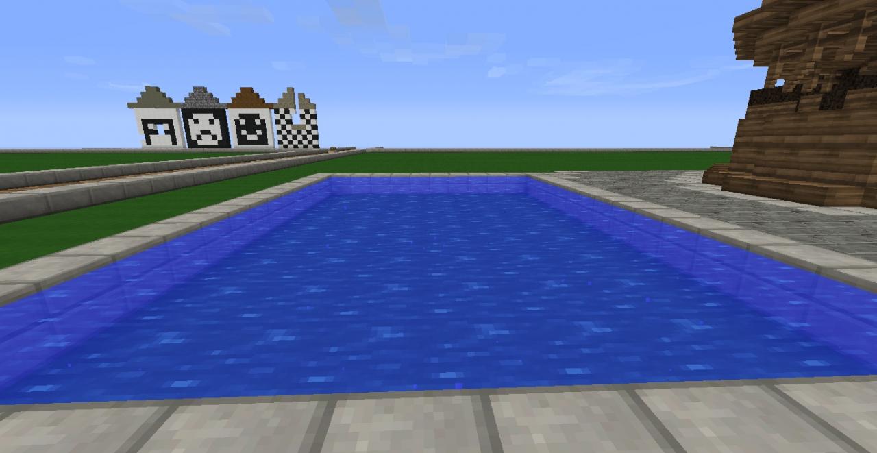 How to Fill a pool (not failed) Minecraft Map