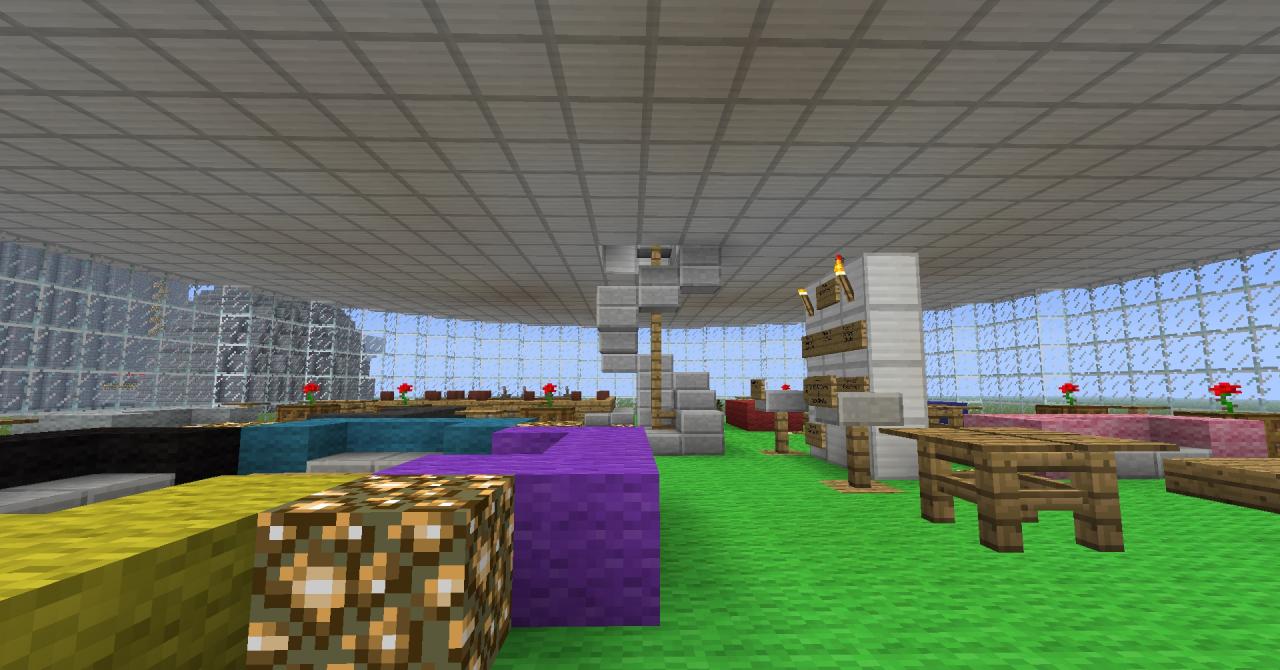 Two tower Skyscraper Mall and Condos Minecraft Map