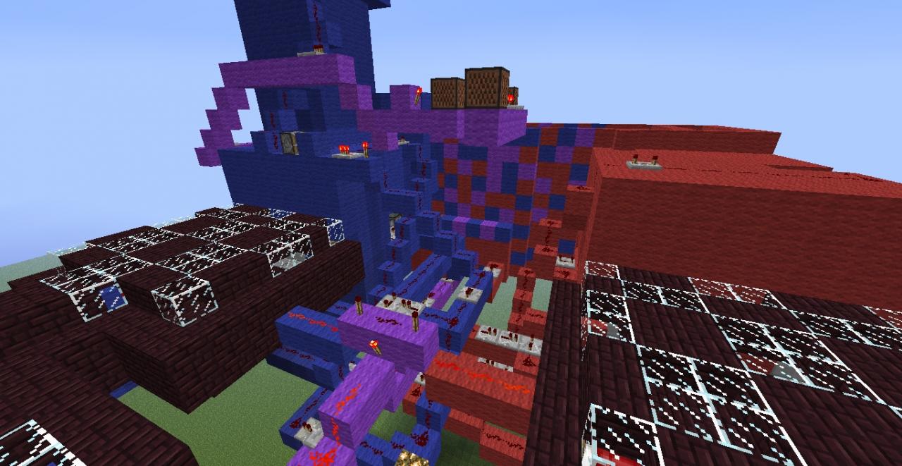 PvP tower defense Minecraft Map