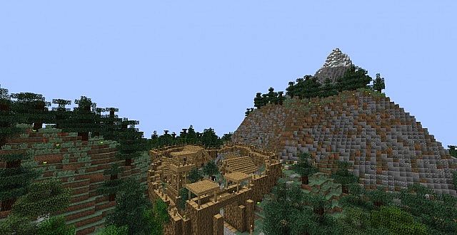 Mountain Valley Minecraft Map