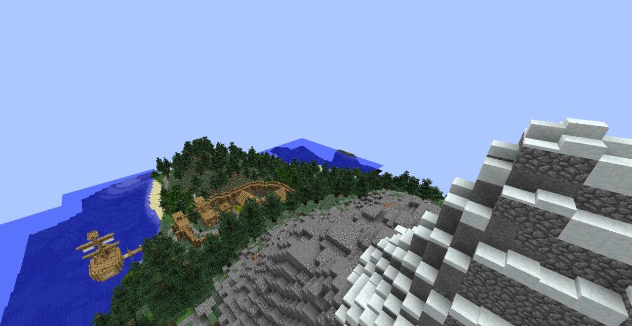Mountain Valley Minecraft Map
