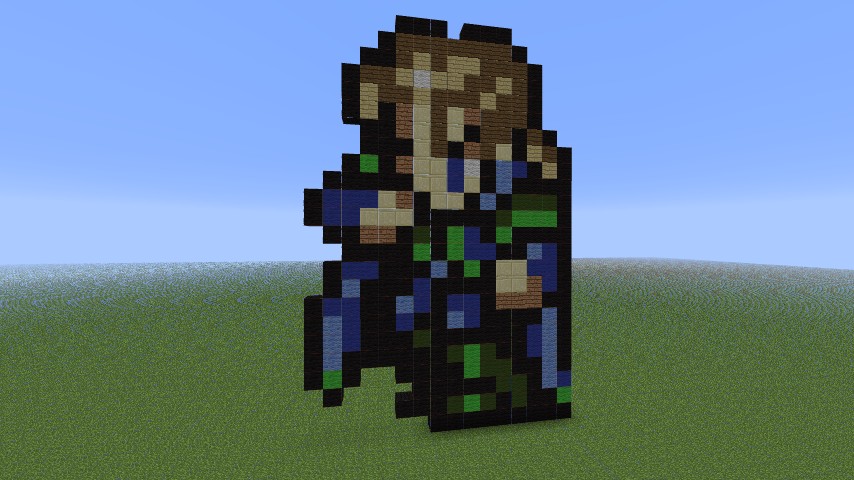 Final Fantasy (and other SNES and GBA) Pixel Art Gallery Minecraft Map