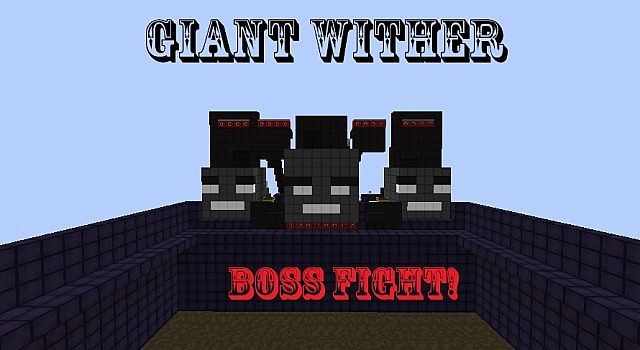 Giant Wither Boss Fight! Minecraft Map