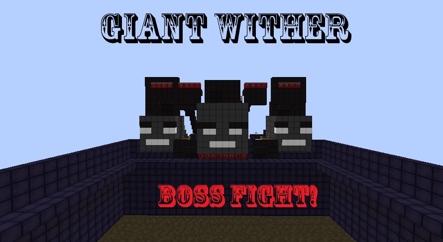 Giant Wither Boss Fight! Minecraft Map