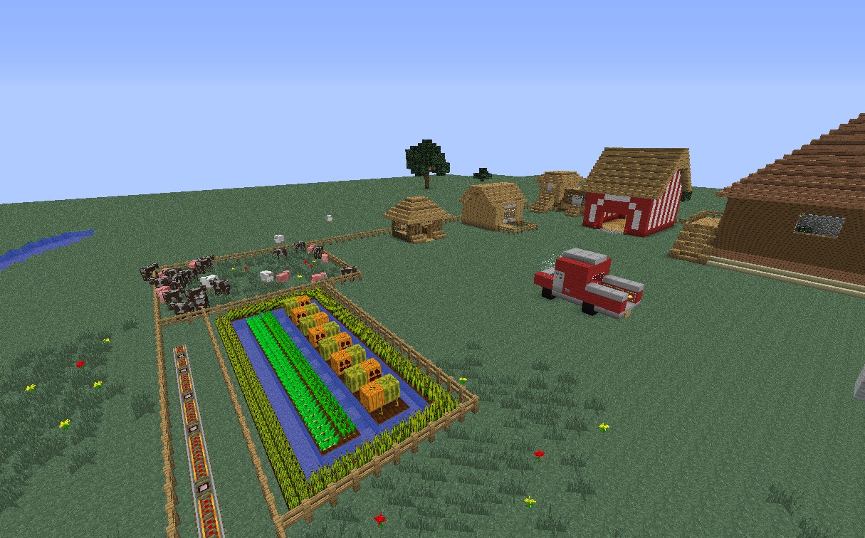 Minecraft Farm Minecraft Map
