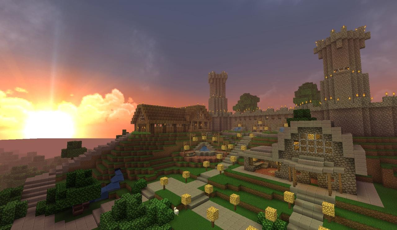 Hilltop Castle - version 2 Minecraft Map